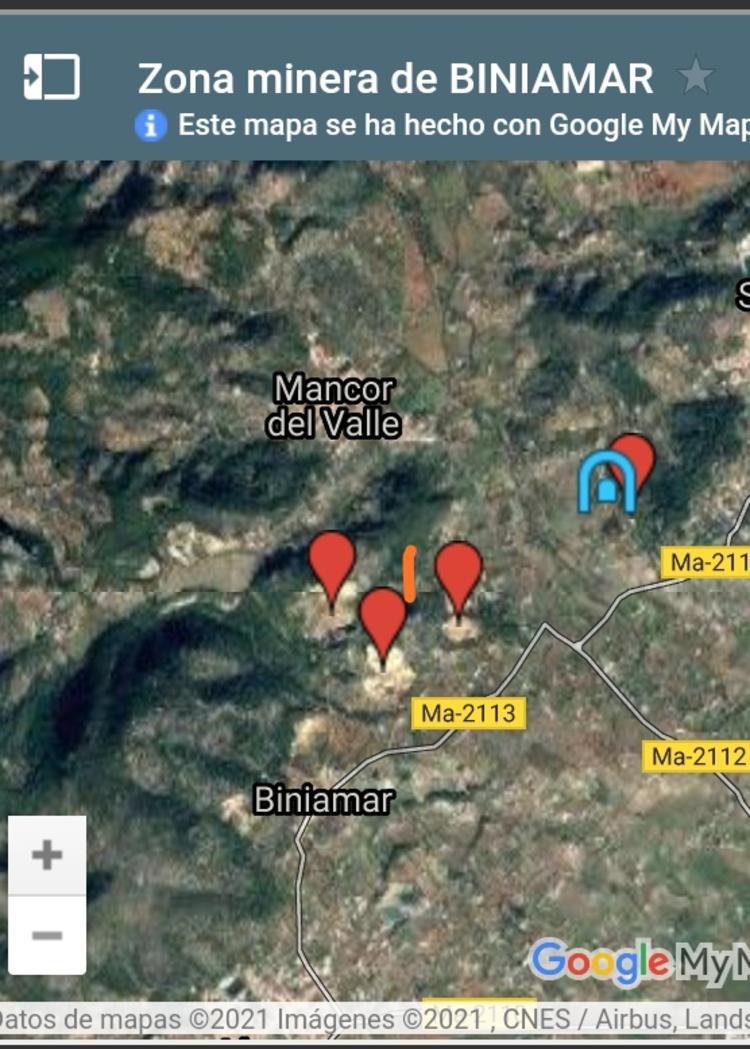 Ruta senderismo alrededor de los pueblos mineros de Biniamar y Mancor ...